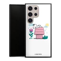 DeinDesign Galaxy S24 Ultra Handy Premium Silikon H&uuml;lle Handyh&uuml;lle schwarz Case Snoopy Dog Official Licensed Product Silikon Premium Case