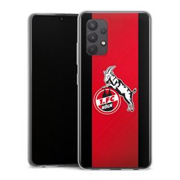 DeinDesign Galaxy A32 4G Handy Silikon H&uuml;lle Case transparent Handyh&uuml;lle 1. Fc K&ouml;ln Billy Goat Hennes Official Licensed Product Silikon Case