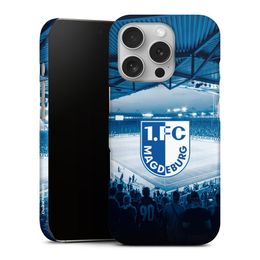 DeinDesign iPhone 16 Pro Handy Premium Case Smartphone Handyh&uuml;lle Schutzh&uuml;lle matt Stadium 1. Fcm 1. Fc Magdeburg Premium Case