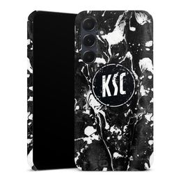 DeinDesign Galaxy A55 5G Handy Premium Case Smartphone Handyh&uuml;lle Schutzh&uuml;lle matt Karlsruher Sc Ksc Official Licensed Product Premium Case