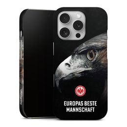 DeinDesign iPhone 16 Pro Handy Premium Case Smartphone Handyh&uuml;lle Schutzh&uuml;lle matt European Cup Official Licensed Product Eintracht Frankfurt Premium Case