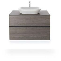 Duravit D-Neo Aufsatz-Waschtisch 2372600070 60x40cm, ohne Überlauf, ohne Hahnlochbank, weiß