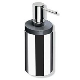 HEWI System 162 Seifenspender 162.06.1104090 200ml, Halter verchromt, tiefschwarz