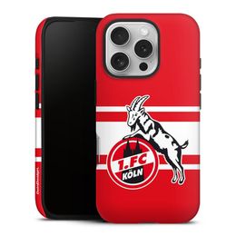 DeinDesign iPhone 16 Pro Handy Panzer Handyh&uuml;lle robuste Outdoor H&uuml;lle Schutzh&uuml;lle matt Official Licensed Product Coat Of Arms 1. Fc K&ouml;ln Tough Case