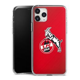 DeinDesign iPhone 11 Pro Max Handy Silikon H&uuml;lle Case transparent Handyh&uuml;lle 1. Fc K&ouml;ln Effzeh Official Licensed Product Silikon Case