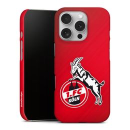 DeinDesign iPhone 16 Pro Handy Premium Case Smartphone Handyh&uuml;lle Schutzh&uuml;lle matt 1. Fc K&ouml;ln Effzeh Official Licensed Product Premium Case