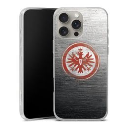 DeinDesign iPhone 16 Pro Max Handy Silikon H&uuml;lle Case transparent Handyh&uuml;lle Eintracht Frankfurt Sge Logo Silikon Case