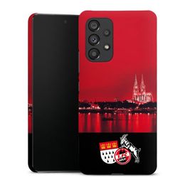 DeinDesign Galaxy A53 5G Handy Premium Case Smartphone Handyh&uuml;lle Schutzh&uuml;lle matt Official Licensed Product 1. Fc K&ouml;ln Skyline Premium Case