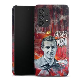 DeinDesign Galaxy A53 5G Handy Premium Case Smartphone Handyh&uuml;lle Schutzh&uuml;lle gl&auml;nzend 1. Fck 1. Fc Kaiserslautern Fritz Walter Premium Case