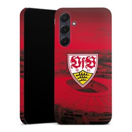 DeinDesign Galaxy A55 5G Handy Premium Case Smartphone Handyh&uuml;lle Schutzh&uuml;lle matt Vfb Stuttgart Official Licensed Product Stadium Premium Case