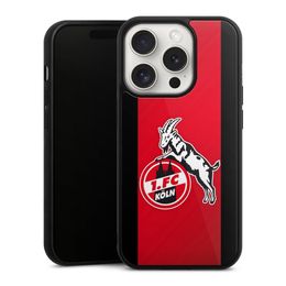 DeinDesign iPhone 15 Pro Handy Gallery Case Handyh&uuml;lle 9H Geh&auml;rtetes Glas R&uuml;ckseite H&uuml;lle 1. Fc K&ouml;ln Billy Goat Hennes Official Licensed Product Gallery Case