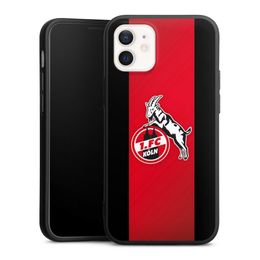DeinDesign iPhone 12 mini Handy Premium Silikon H&uuml;lle Handyh&uuml;lle schwarz Case Official Licensed Product Billy Goat Hennes 1. Fc K&ouml;ln Silikon Premium Case