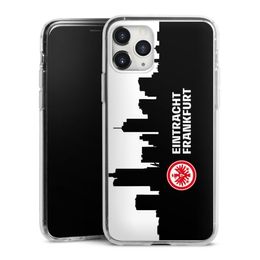 DeinDesign iPhone 11 Pro Max Handy Silikon H&uuml;lle Case transparent Handyh&uuml;lle Official Licensed Product Sge Eintracht Frankfurt Silikon Case