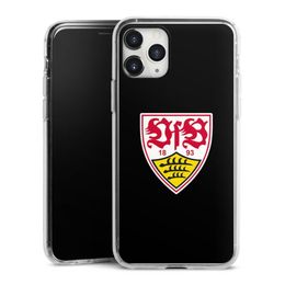 DeinDesign iPhone 11 Pro Max Handy Silikon H&uuml;lle Case transparent Handyh&uuml;lle Official Licensed Product Vfb Stuttgart Coat Of Arms Silikon Case