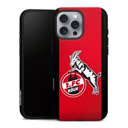 DeinDesign iPhone 16 Pro Max Handy Panzer Handyh&uuml;lle robuste Outdoor H&uuml;lle Schutzh&uuml;lle gl&auml;nzend 1. Fc K&ouml;ln Billy Goat Hennes Official Licensed Product Tough Case