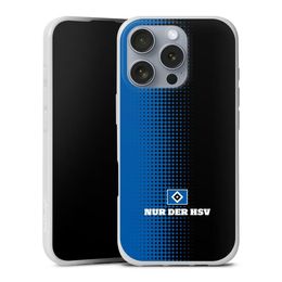 DeinDesign iPhone 16 Pro Handy Silikon H&uuml;lle Case wei&szlig; Handyh&uuml;lle Logo Official Licensed Product Hsv Silikon Case