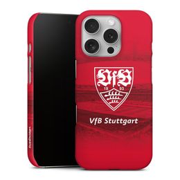 DeinDesign iPhone 16 Pro Handy Premium Case Smartphone Handyh&uuml;lle Schutzh&uuml;lle matt Stadium Official Licensed Product Vfb Stuttgart Premium Case