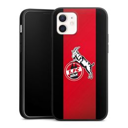 DeinDesign iPhone 12 Handy Premium Silikon H&uuml;lle Handyh&uuml;lle schwarz Case Official Licensed Product Billy Goat Hennes 1. Fc K&ouml;ln Silikon Premium Case