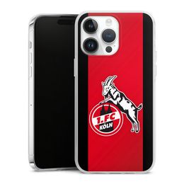 DeinDesign iPhone 14 Pro Max Handy Silikon H&uuml;lle Case transparent Handyh&uuml;lle 1. Fc K&ouml;ln Billy Goat Hennes Official Licensed Product Silikon Case