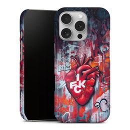 DeinDesign iPhone 16 Pro Handy Premium Case Smartphone Handyh&uuml;lle Schutzh&uuml;lle matt 1. Fck 1. Fc Kaiserslautern Heart Premium Case