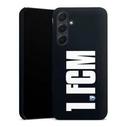 DeinDesign Galaxy A55 5G Handy Premium Case Smartphone Handyh&uuml;lle Schutzh&uuml;lle matt 1. Fcm 1. Fc Magdeburg Official Licensed Product Premium Case