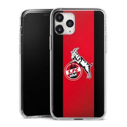 DeinDesign iPhone 11 Pro Max Handy Silikon H&uuml;lle Case transparent Handyh&uuml;lle Official Licensed Product Billy Goat Hennes 1. Fc K&ouml;ln Silikon Case
