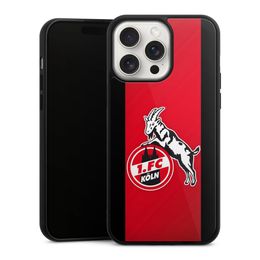 DeinDesign iPhone 15 Pro Max Handy Gallery Case Handyh&uuml;lle 9H Geh&auml;rtetes Glas R&uuml;ckseite H&uuml;lle 1. Fc K&ouml;ln Billy Goat Hennes Official Licensed Product Gallery Case