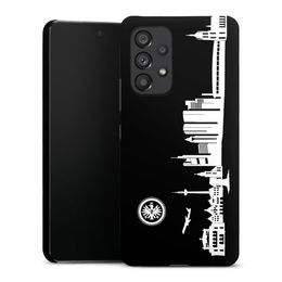 DeinDesign Galaxy A53 5G Handy Premium Case Smartphone Handyh&uuml;lle Schutzh&uuml;lle matt Eintracht Frankfurt Skyline Sge Premium Case