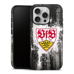 DeinDesign iPhone 16 Pro Handy Panzer Handyh&uuml;lle robuste Outdoor H&uuml;lle Schutzh&uuml;lle matt Official Licensed Product Vfb Stuttgart Bundesliga Tough Case