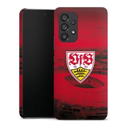 DeinDesign Galaxy A53 5G Handy Premium Case Smartphone Handyh&uuml;lle Schutzh&uuml;lle gl&auml;nzend Vfb Stuttgart Official Licensed Product Stadium Premium Case
