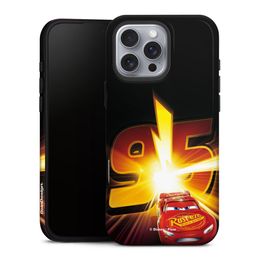 DeinDesign iPhone 16 Pro Max Handy Panzer Handyh&uuml;lle robuste Outdoor H&uuml;lle Schutzh&uuml;lle gl&auml;nzend Official Licensed Product Cars Lightning Mcqueen 95 Tough Case