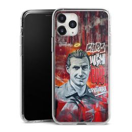 DeinDesign iPhone 11 Pro Max Handy Silikon H&uuml;lle Case transparent Handyh&uuml;lle 1. Fc Kaiserslautern 1. Fck Fritz Walter Silikon Case