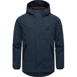 Ragwear Winter Jacket 'Hatar' male Blue size XXL
