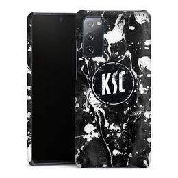 DeinDesign Galaxy S20 FE Handy Premium Case Smartphone Handyh&uuml;lle Schutzh&uuml;lle gl&auml;nzend Official Licensed Product Ksc Karlsruher Sc Premium Case