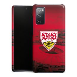 DeinDesign Galaxy S20 FE Handy Premium Case Smartphone Handyh&uuml;lle Schutzh&uuml;lle gl&auml;nzend Vfb Stuttgart Official Licensed Product Stadium Premium Case