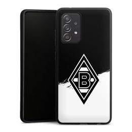DeinDesign Galaxy A52s 5G Handy Premium Silikon H&uuml;lle Handyh&uuml;lle schwarz Case Borussia M&ouml;nchengladbach Bmg Gladbach Silikon Premium Case