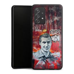 DeinDesign Galaxy A52s 5G Handy Premium Silikon H&uuml;lle Handyh&uuml;lle schwarz Case Fritz Walter 1. Fck 1. Fc Kaiserslautern Silikon Premium Case