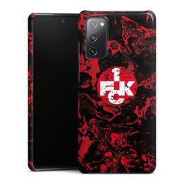 DeinDesign Galaxy S20 FE Handy Premium Case Smartphone Handyh&uuml;lle Schutzh&uuml;lle gl&auml;nzend 1. Fc Kaiserslautern 1. Fck Logo Premium Case