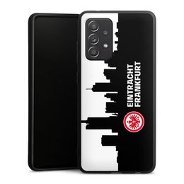 DeinDesign Galaxy A52s 5G Handy Premium Silikon H&uuml;lle Handyh&uuml;lle schwarz Case Eintracht Frankfurt Official Licensed Product Sge Silikon Premium Case