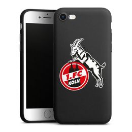 DeinDesign iPhone SE (2022) Handy Premium Silikon H&uuml;lle Handyh&uuml;lle schwarz Case Transparent 1. Fc K&ouml;ln Logo Silikon Premium Case