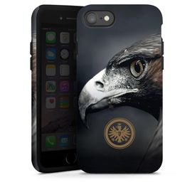 DeinDesign iPhone SE (2022) Handy Panzer Handyh&uuml;lle robuste Outdoor H&uuml;lle Schutzh&uuml;lle matt Official Licensed Product Eintracht Frankfurt Eagle Tough Case