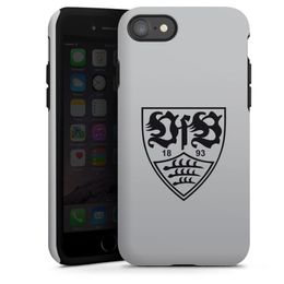 DeinDesign iPhone SE (2020) Handy Panzer Handyh&uuml;lle robuste Outdoor H&uuml;lle Schutzh&uuml;lle matt Vfb Stuttgart Official Licensed Product Logo Tough Case