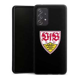DeinDesign Galaxy A52s 5G Handy Premium Silikon H&uuml;lle Handyh&uuml;lle schwarz Case Coat Of Arms Vfb Stuttgart Official Licensed Product Silikon Premium Case