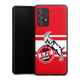 DeinDesign Galaxy A52s 5G Handy Premium Silikon H&uuml;lle Handyh&uuml;lle schwarz Case 1. Fc K&ouml;ln Official Licensed Product Coat Of Arms Silikon Premium Case