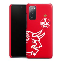 DeinDesign Galaxy S20 FE Handy Premium Case Smartphone Handyh&uuml;lle Schutzh&uuml;lle gl&auml;nzend Devil Star 1. Fc Kaiserslautern Premium Case