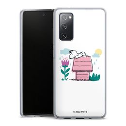 DeinDesign Galaxy S20 FE Handy Silikon H&uuml;lle Case transparent Handyh&uuml;lle Official Licensed Product Snoopy Dog Silikon Case
