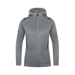 Jako Sportjacke 'Challenge' Damen Größe L graumeliert / schwarz