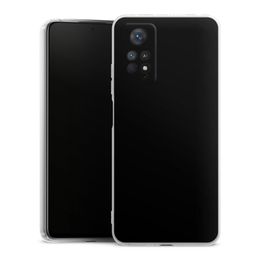 DeinDesign Xiaomi Redmi Note 11 Pro 5G Handy Silikon H&uuml;lle Case transparent Handyh&uuml;lle Colour Unicoloured Black Silikon Case