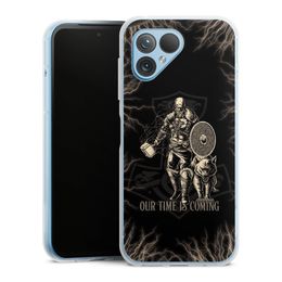 DeinDesign Fairphone 5 Handy Silikon H&uuml;lle Case transparent Handyh&uuml;lle Tv Show Designs Wikinger Vikings Silikon Case