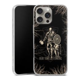 DeinDesign iPhone 16 Pro Max Handy Silikon H&uuml;lle Case transparent Handyh&uuml;lle Wikinger Vikings Tv Show Designs Silikon Case